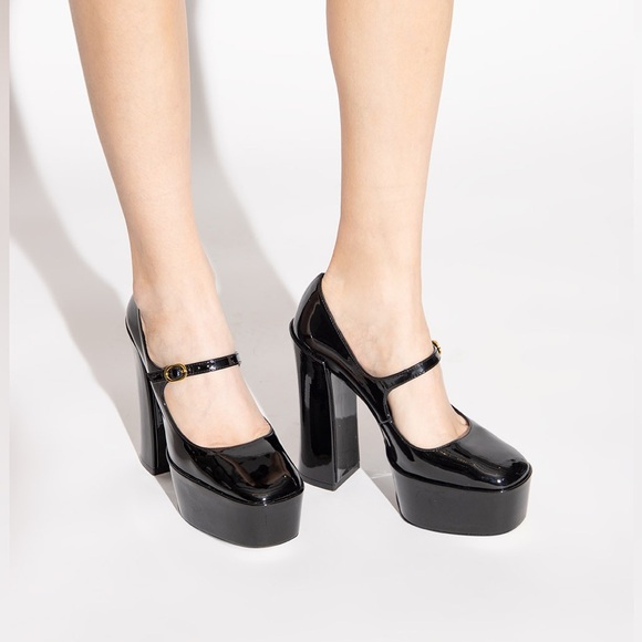 Stuart Weitzman | Shoes | Stuart Weitzman Black Patent Leather Skyhigh ...